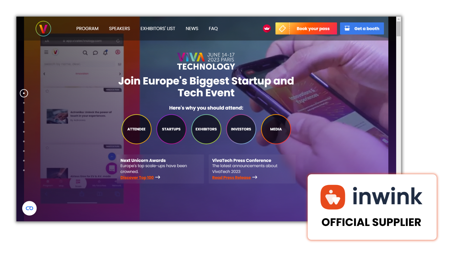 inwink renews its partnership with Viva Technology in 2023 - inwink