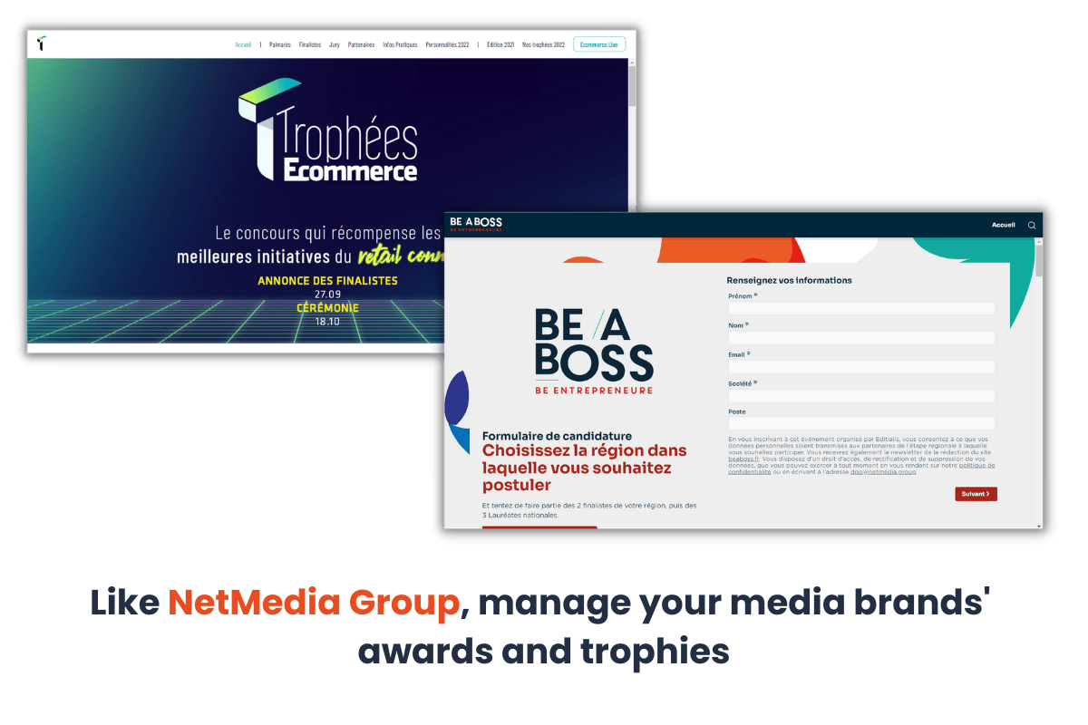 Media professionals : industrialize your event offering