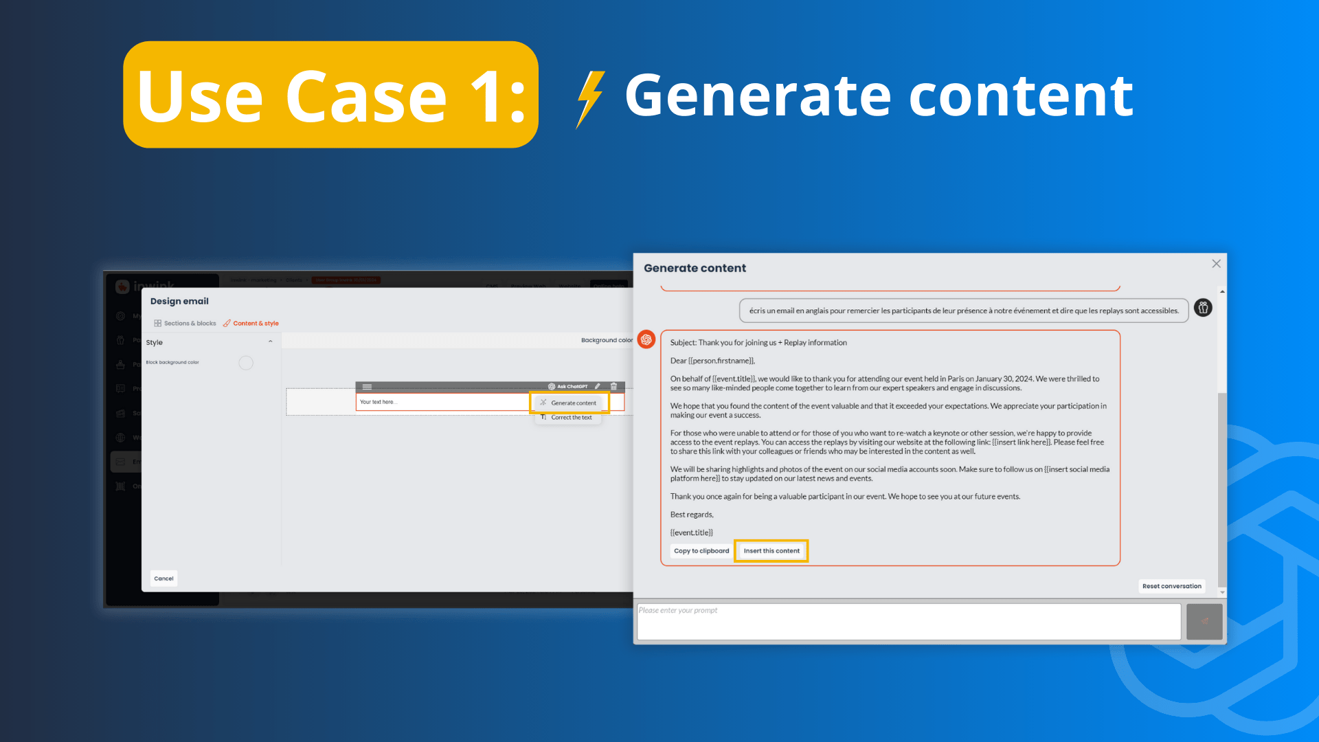 AI for events: how to boost your communications? - inwink